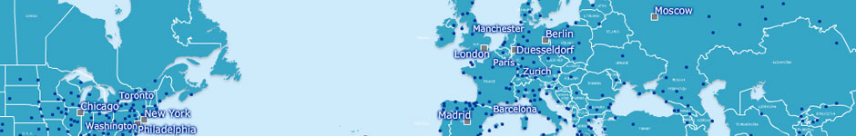British Airways Route Map Europe - Map